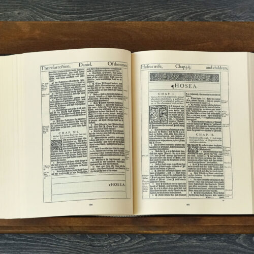 1611 King James Bible: Synthetic Leather Reference Edition ...