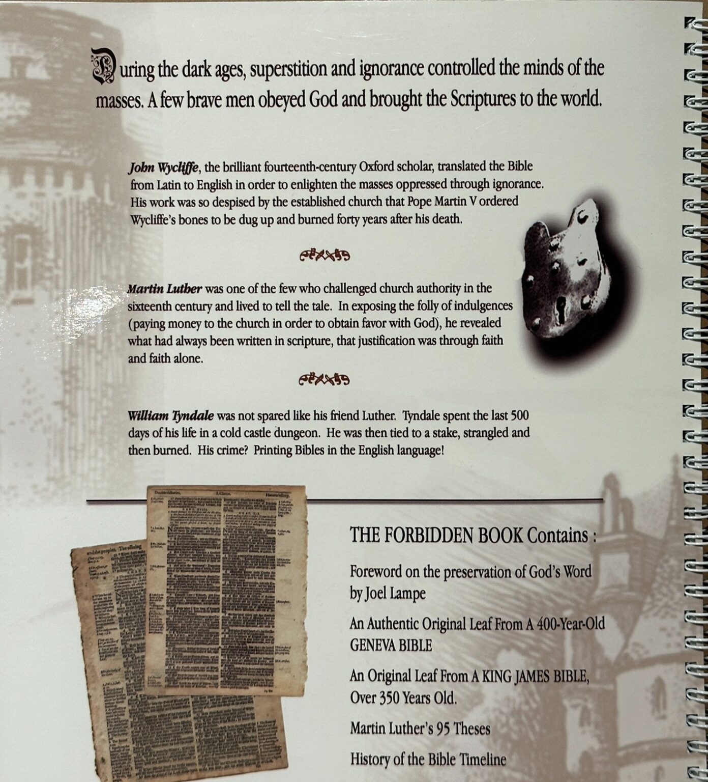 “The Forbidden Book” Leaf-Book • TheBibleMuseum.com