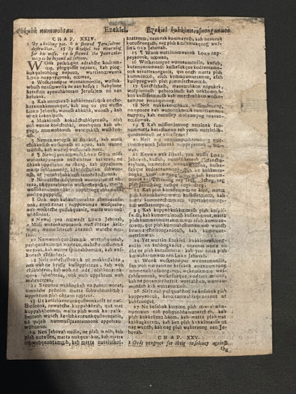 The 1661-1685 Eliot Bible: The First Bible Printed in America ...
