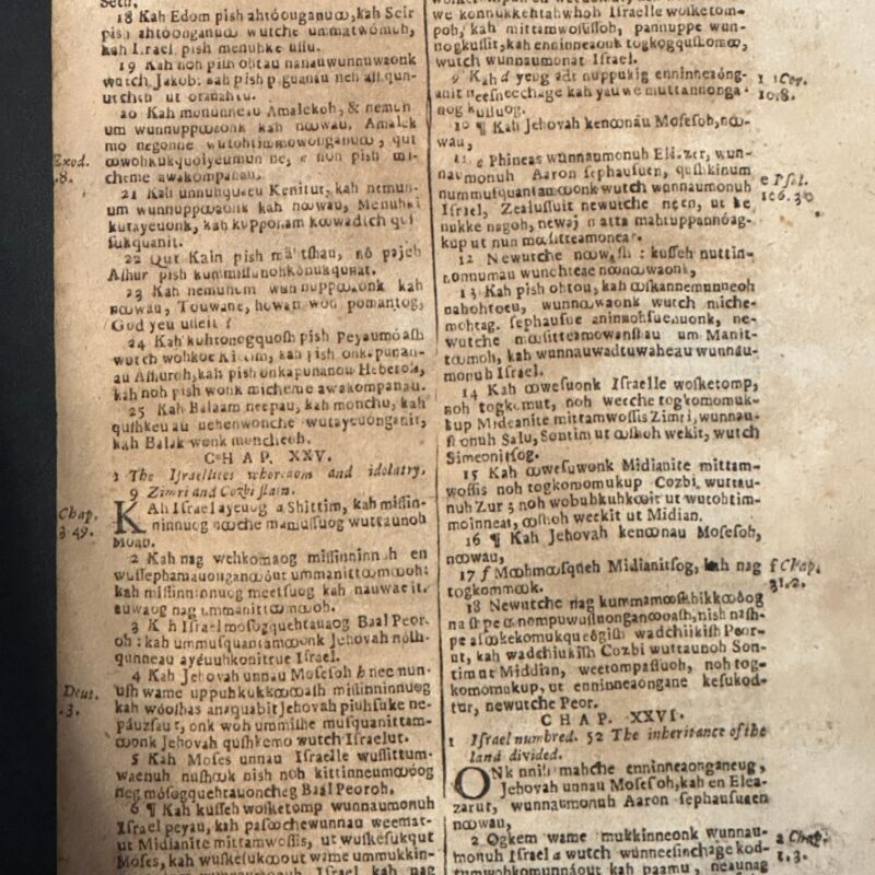 The 1661-1685 Eliot Bible: The First Bible Printed in America ...