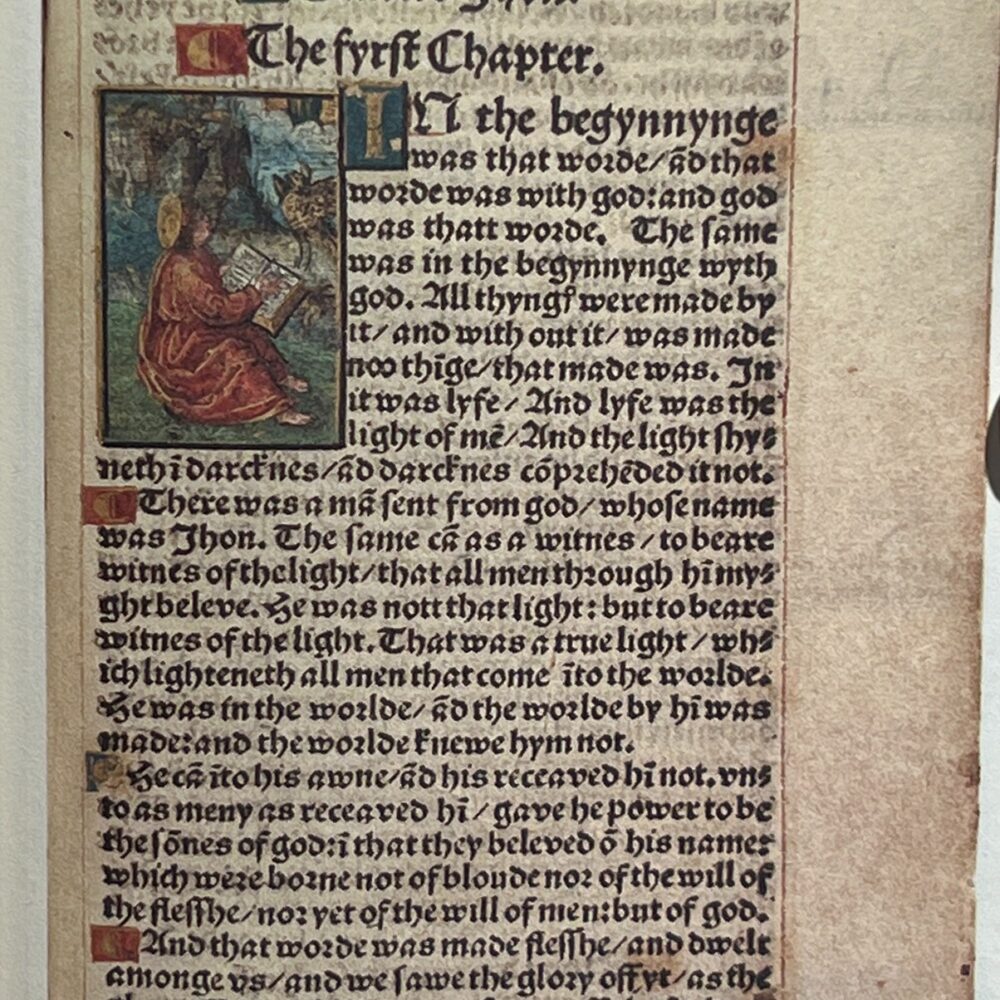 1526 Tyndale NT - 1537 Matthews Bible - 1611 King James - Original KJV ...