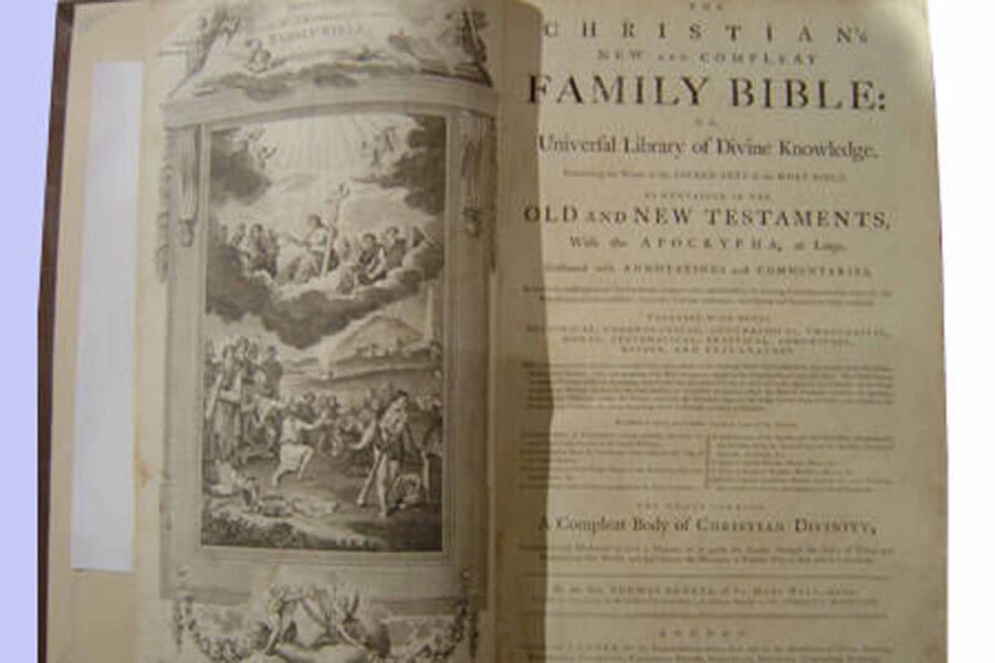 Circa 1790 King James Bible • TheBibleMuseum.com