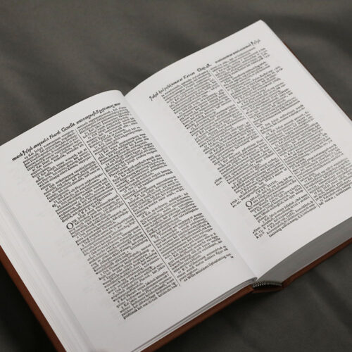 1663 John Eliot’s Algonquin Bible - The First Bible Printed in America ...