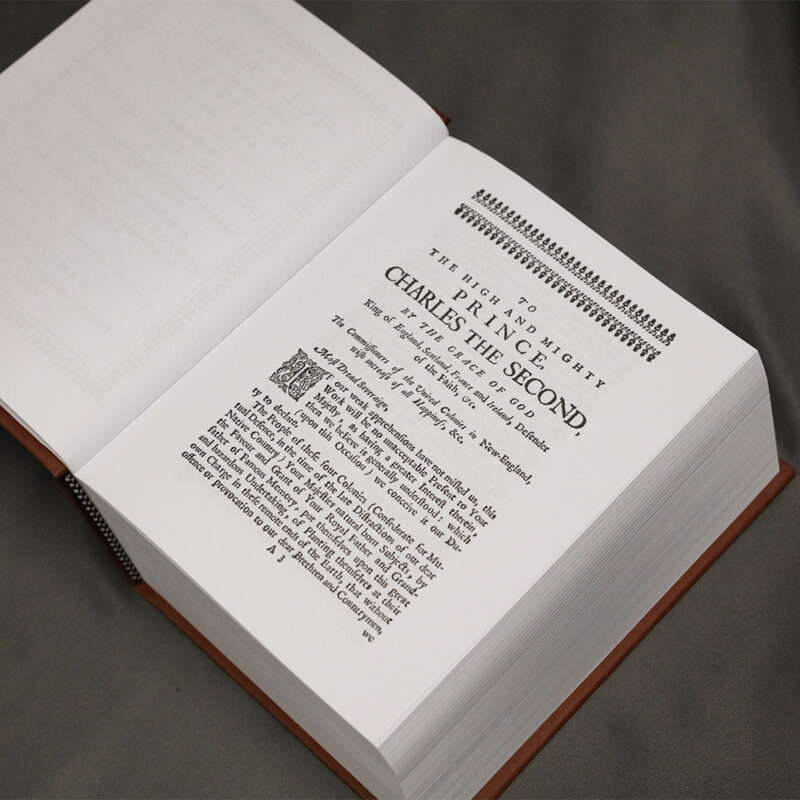 1663 John Eliot’s Algonquin Bible - The First Bible Printed in America ...